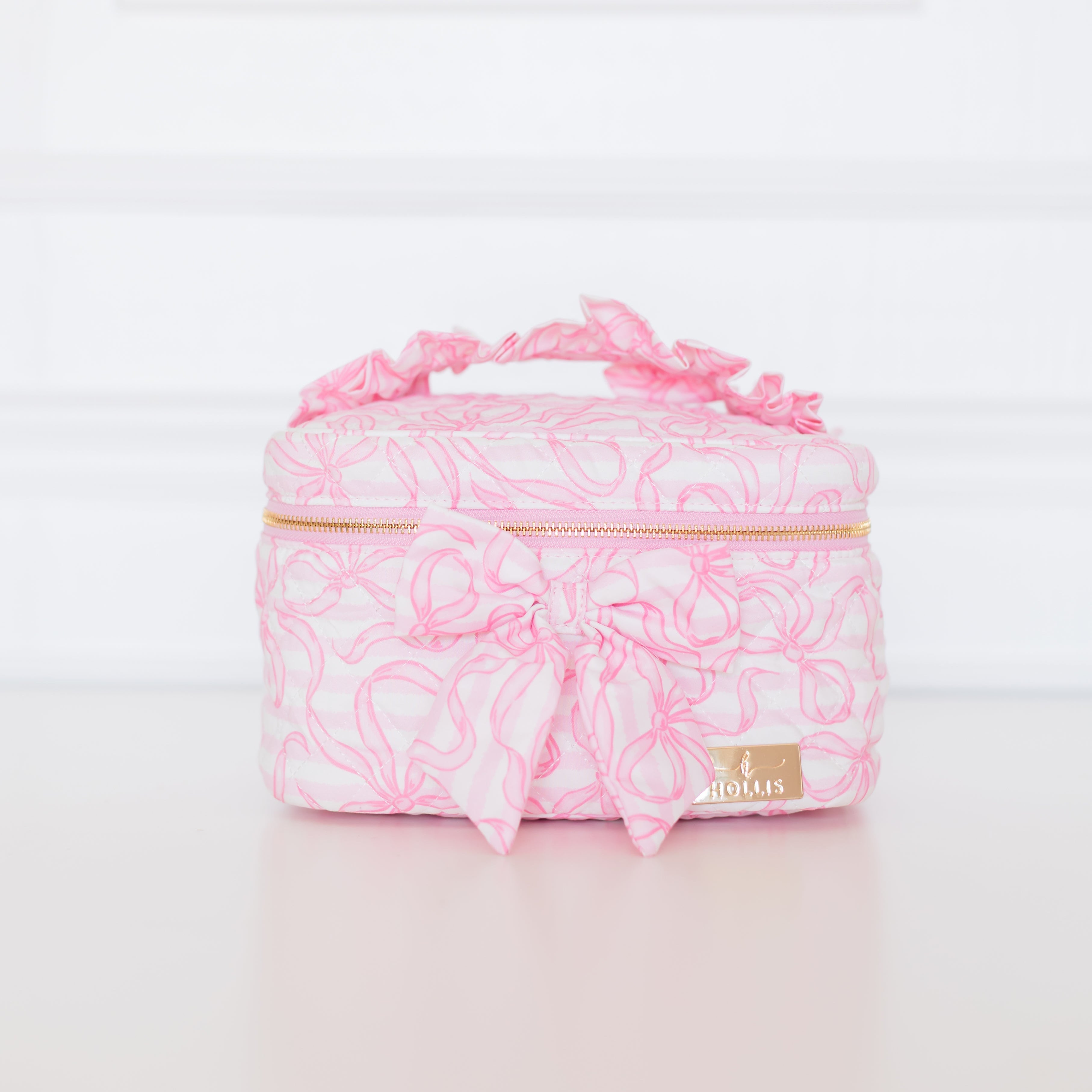 Quilted Coquette Train Case – Hollis Wholesale